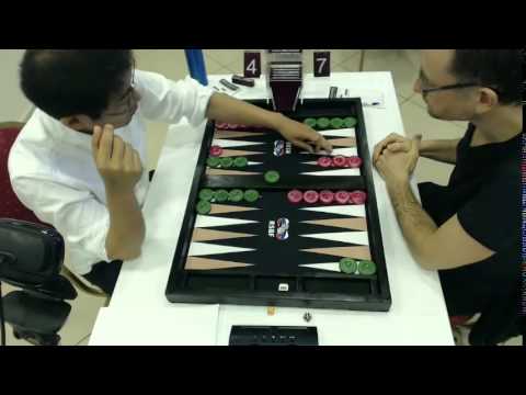 Kageyama (Michi) vs Jacobowitz. BACKGAMMON. INTERNATIONAL BACKGAMMON TOURNAMENT SOCHI CUP-2015.