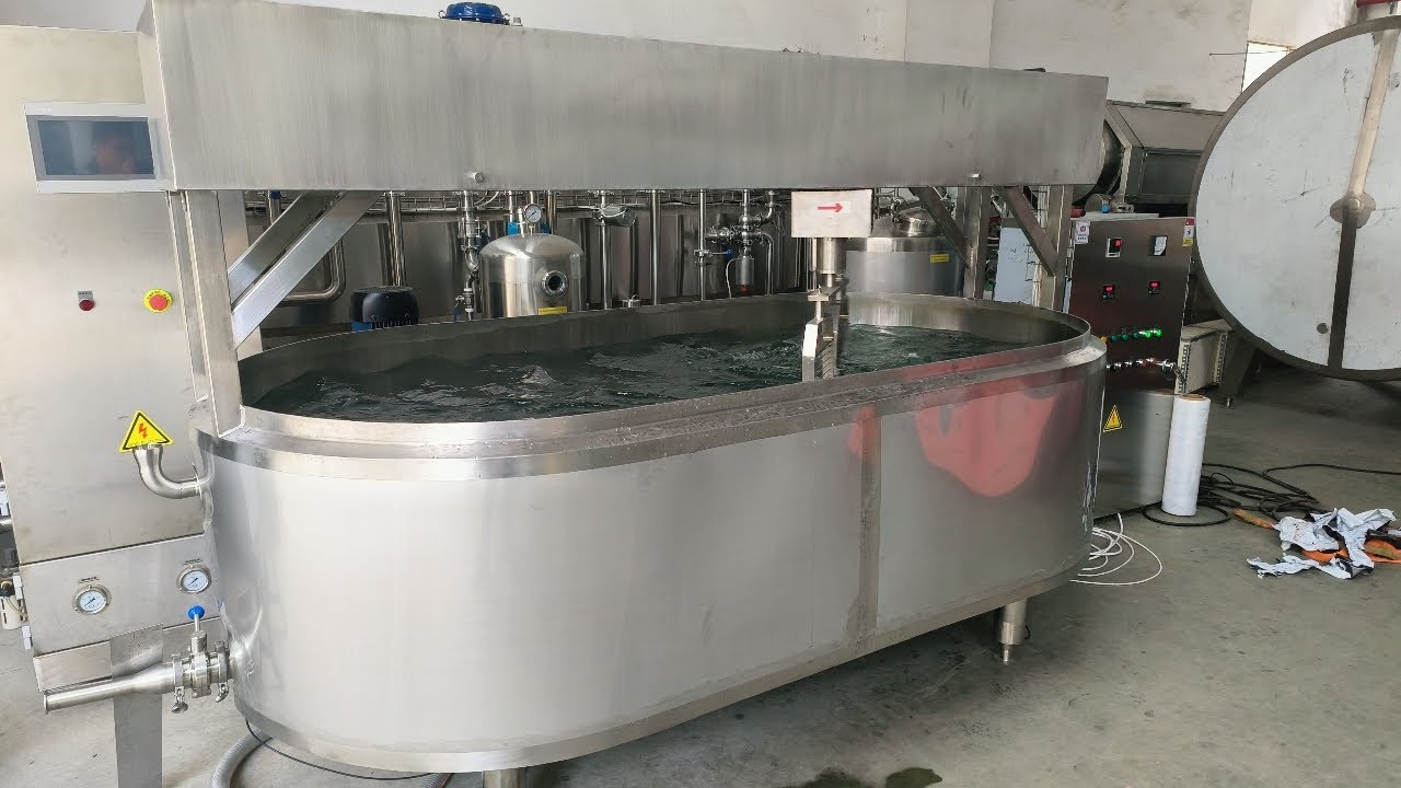 Cheese making machine丨Cheese tank丨Large oval cheese vat - YouTube