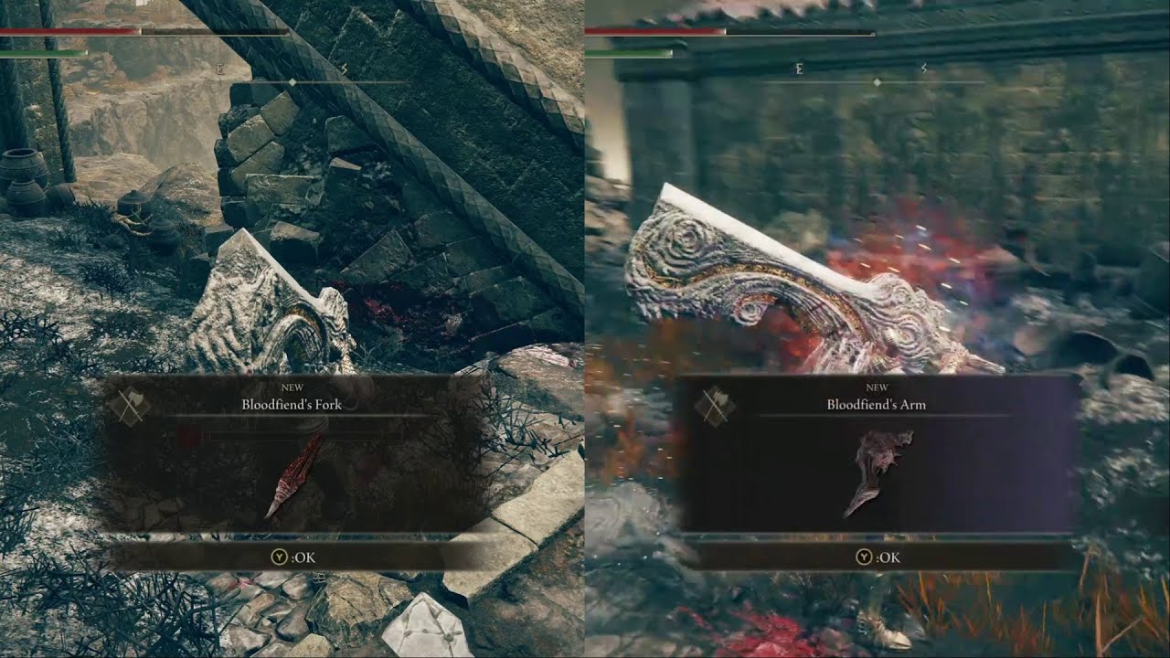 Bloodfiend's Fork and Bloodfiend's Arm location (arcane weapon) in ...