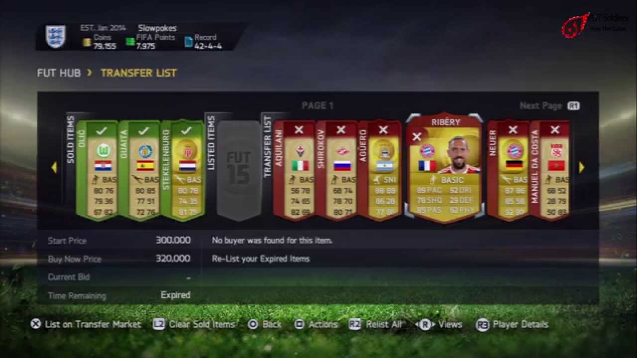 FIFA 15 FUT Hub Dashboard Overview HD - YouTube
