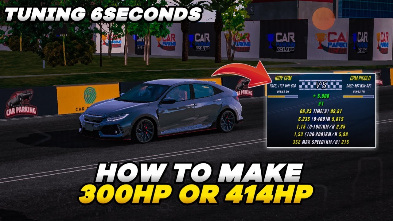 How To Make 300hp Or 414hp Car Parking Multiplayer V4.8.15.7 - YouTube