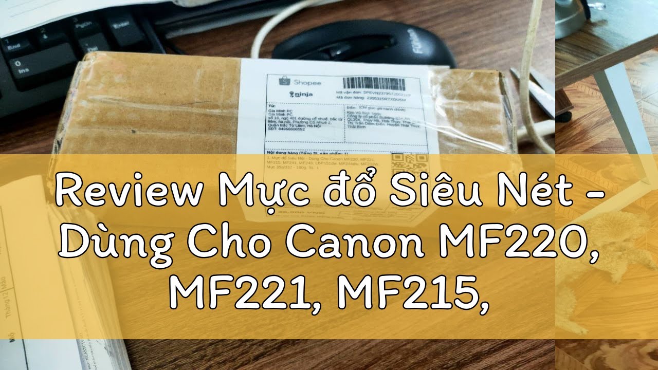 Review Mực đổ Siêu Nét - Dùng Cho Canon MF220, MF221, MF215, MF241 ...