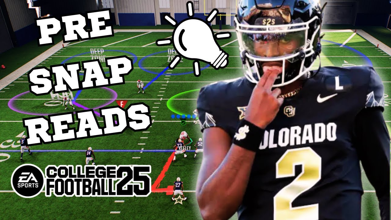 Use Pre-Snap Reads to ATTACK Defenses in College Football 25!!! - YouTube