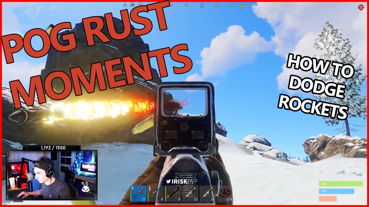 HOW TO DODGE ROCKETS??? ft CoconutB, iRiskpvp, Bchillz, WarriorRust and ...