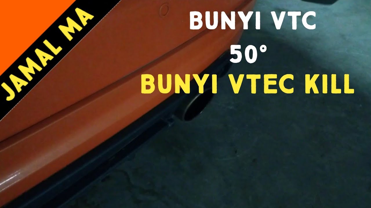 K20 | Bunyi exhaust VTC RBC 50 Degree & kill VTEC - YouTube