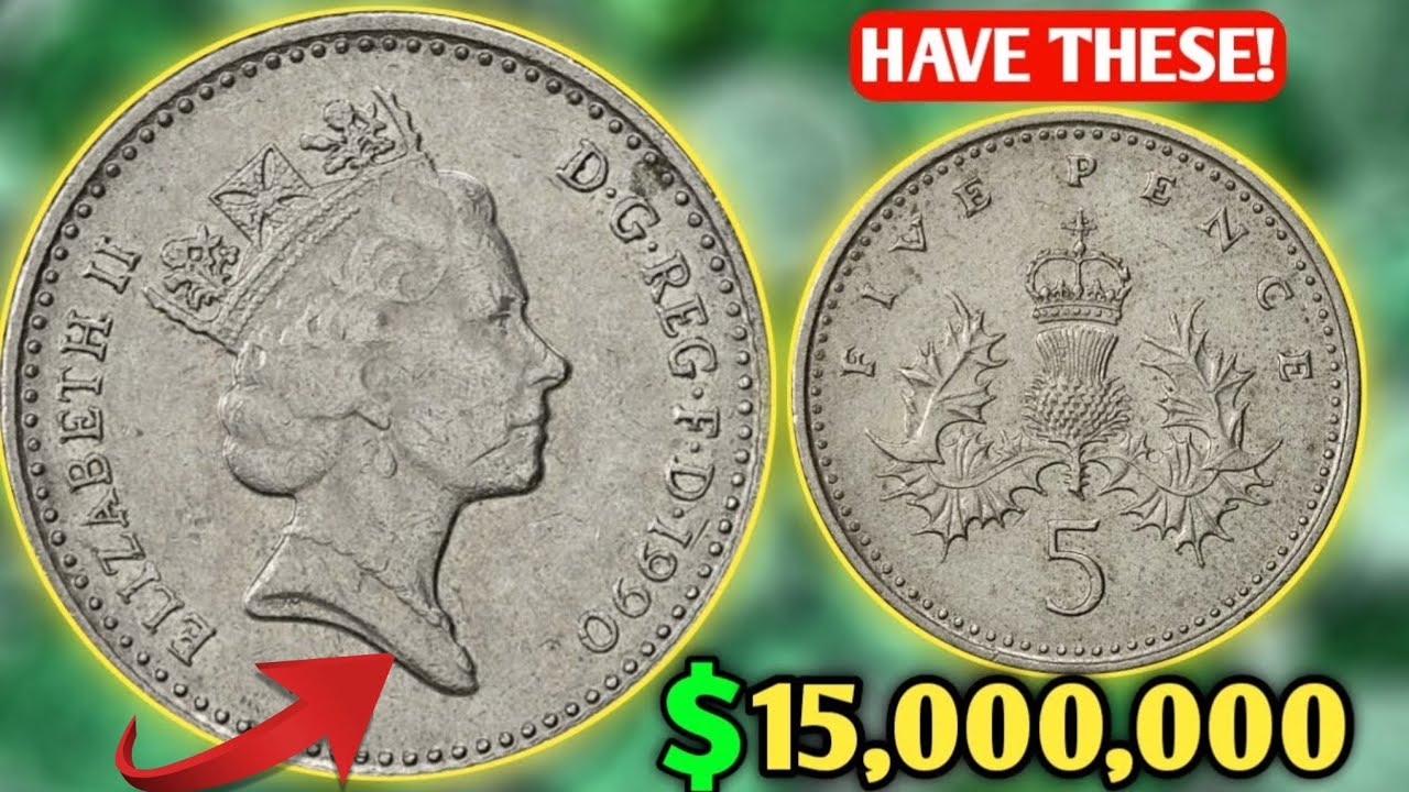 💷 UK 5 Pence Coin Value & History | Rare 5p Worth Big Money? - YouTube