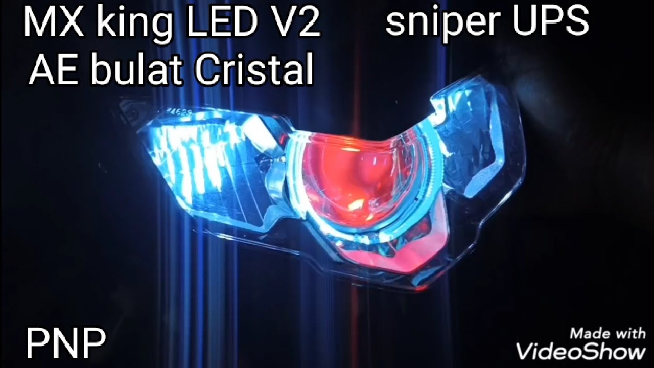cara pasang biled sniper UPS di MX king LED V2 non leveling LEED HID ...