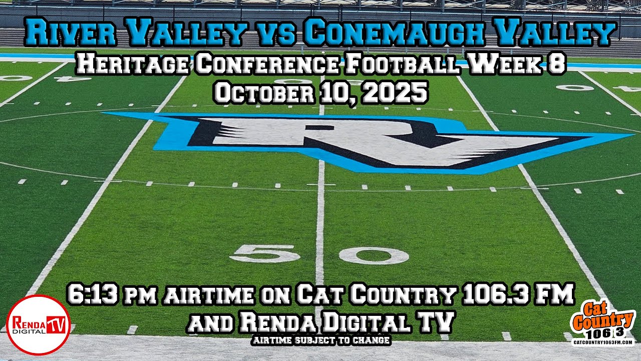River Valley vs Conemaugh Valley Football (10-10-25) - YouTube