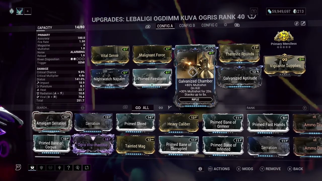 Warframe Kuva Ogris build - YouTube
