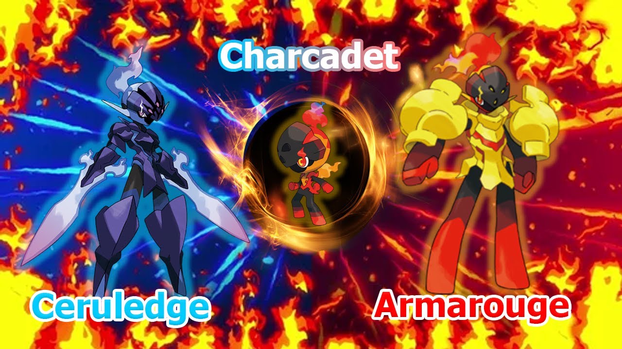 #49 Charcadet tiến hóa - Pokémon Evolutions Charcadet - Armarouge ...