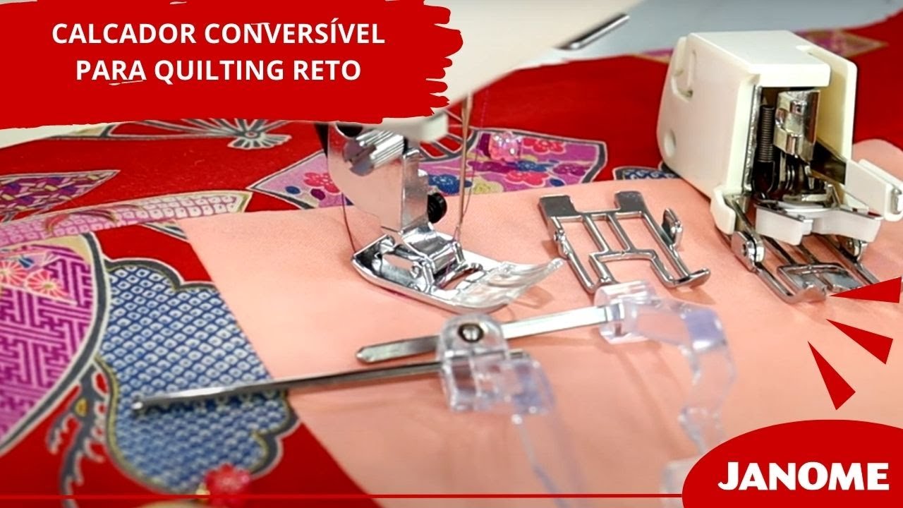 Calcador conversível para quilting reto. Código: 202133005 - YouTube