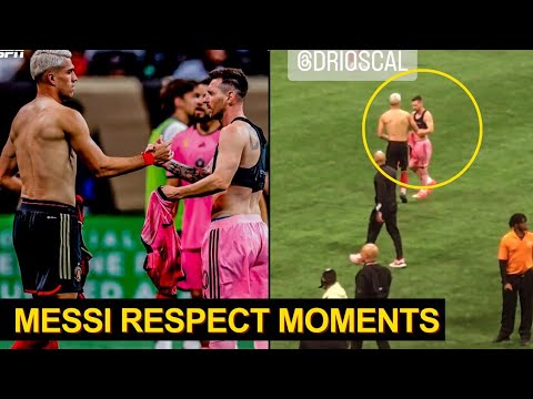 HUMBLE MESSI Offered to Exchange Jersey With Atlanta Player's Daniel ...