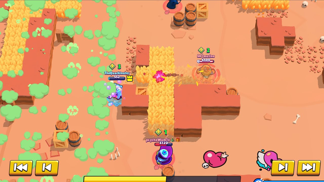Defeating multiple teamers in Brawl Stars! - YouTube