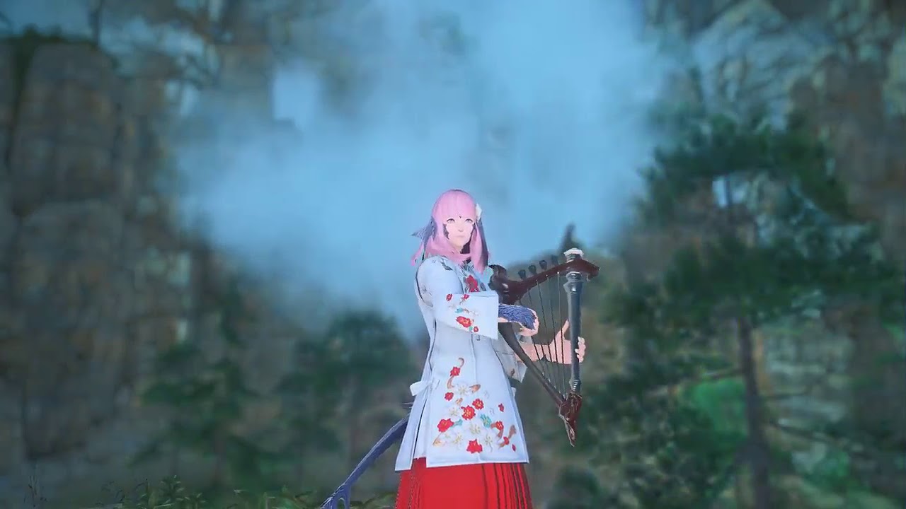 FFXIV Bard Performance - Amatsu Kaze - YouTube
