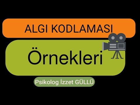 Algı Kodlaması Örnekleri