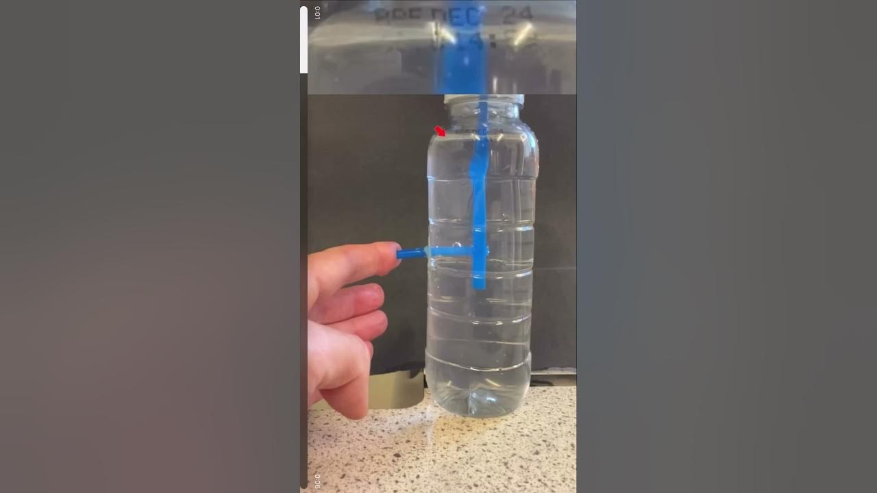 Explaining the water bottle and straw pressure mystery - YouTube