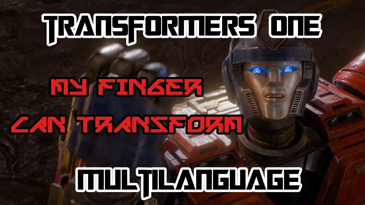 "My finger can transform!" | Transformers One Multilanguage | 18 ...
