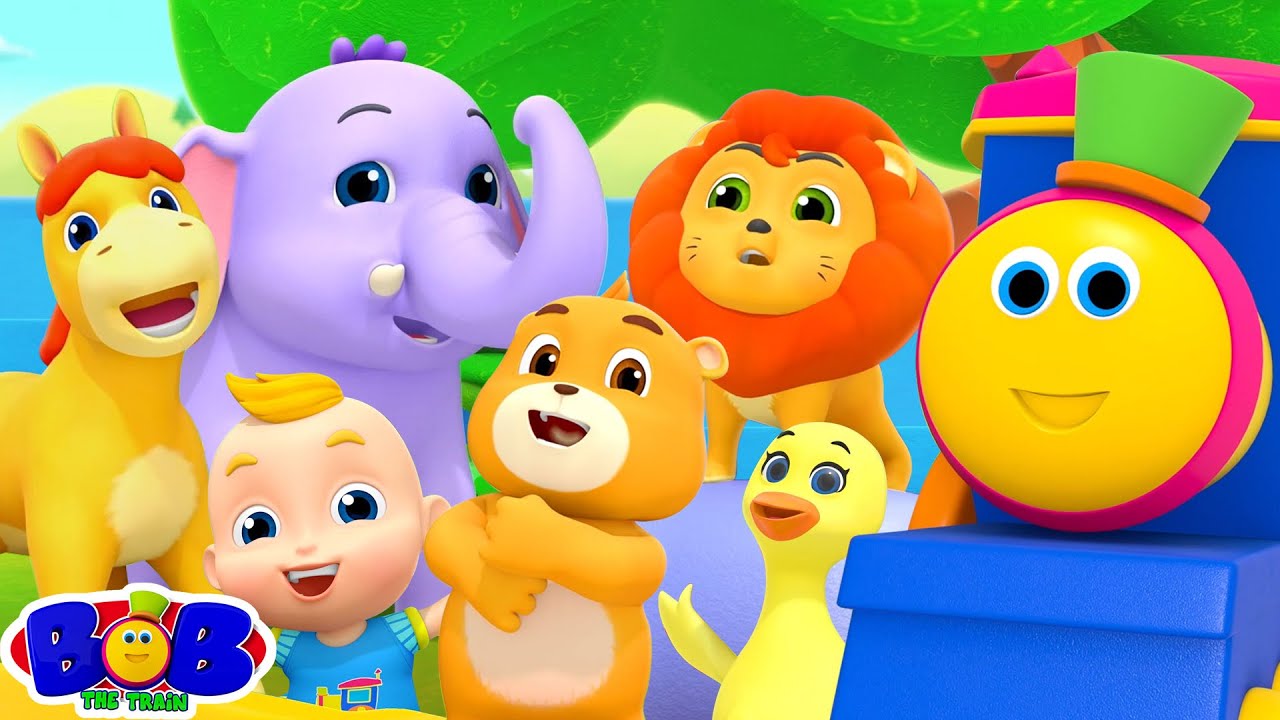 Bob The Train Went To The Zoo + More Nursery Rhymes & Baby Songs - YouTube