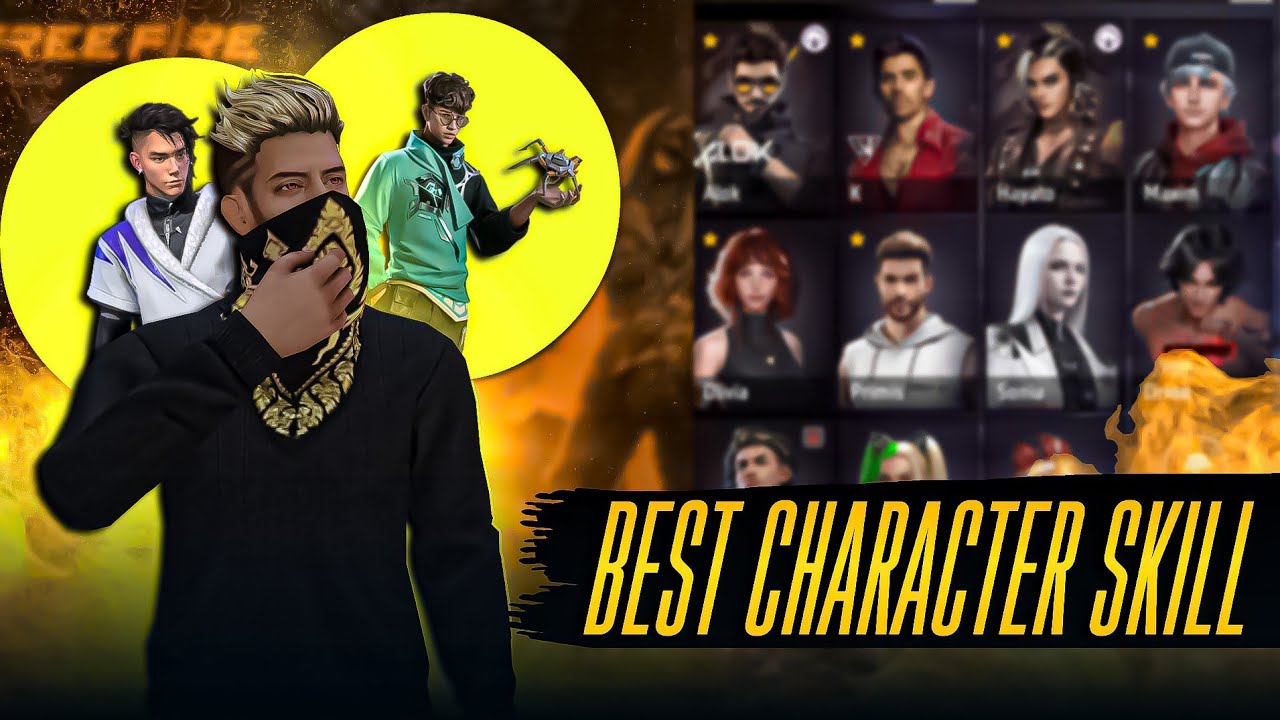 best character combination for cs rank || ff best character combination ...