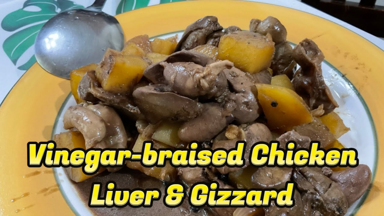 Vinegar-braised Chicken Liver & Gizzard | Mama’s Love Channel - YouTube