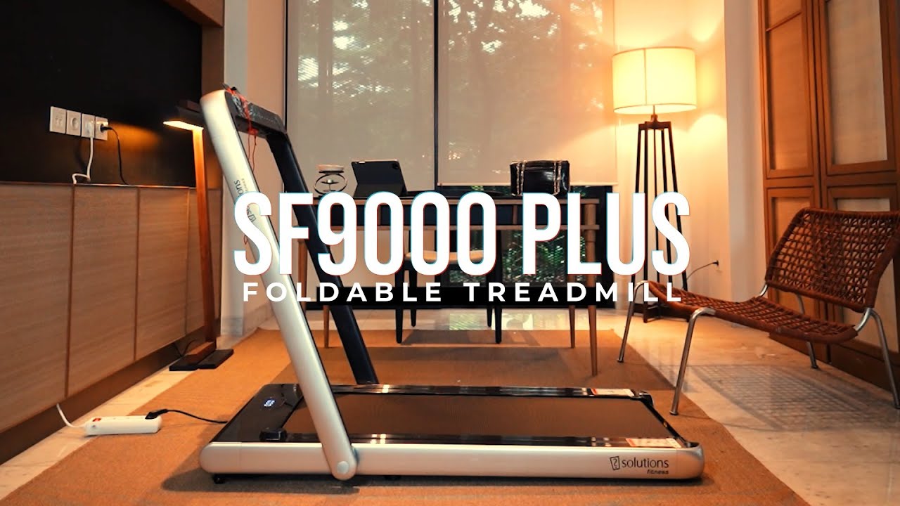 SF-9000 Plus Foldable Treadmill PV | Solutions Fitness Indonesia - YouTube