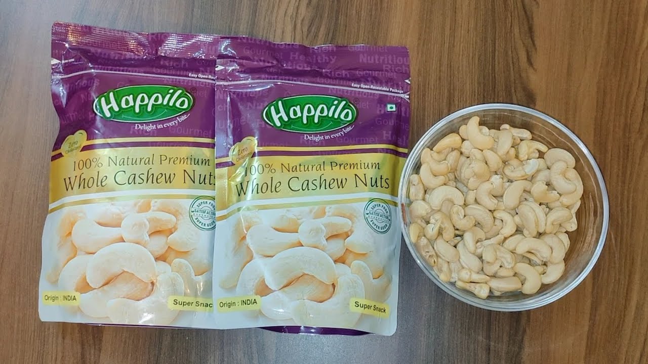 Happilo Cashew Review | Happilo Cashew Nuts Review - YouTube