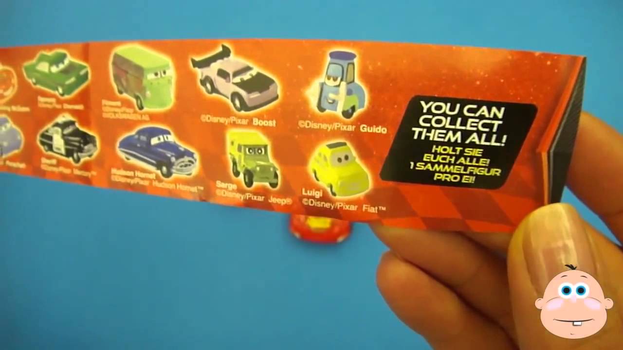 Disney Pixar Cars Collectable Candy Toy Set Super Surprise Kinder Eggs ...