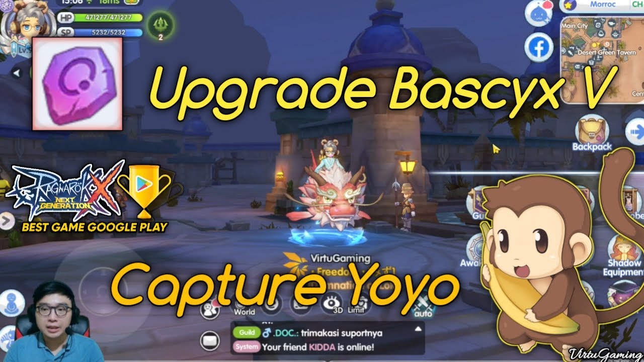 UPGRADE BASCYX TIER V + TANGKEP PET YOYO - Ragnarok X Next Generation ...