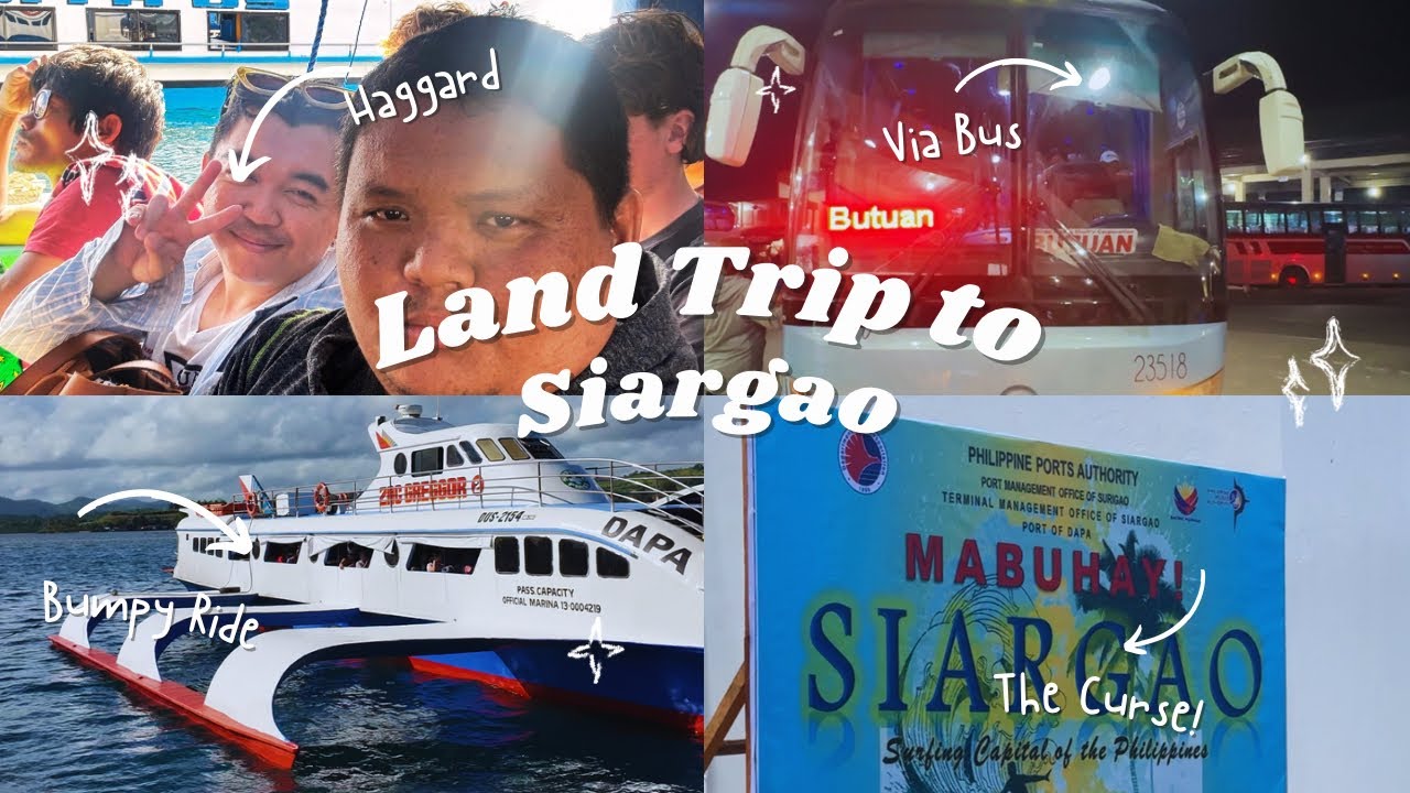 LANDTRIP TO SIARGAO | Travel Guide, Expenses and Arrival | Siargao Vlog ...