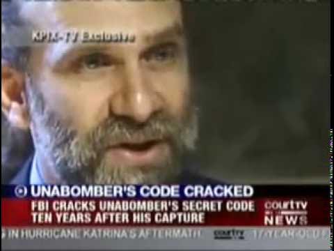 UnaBomber Secret Code Cracked after 10 years. - YouTube