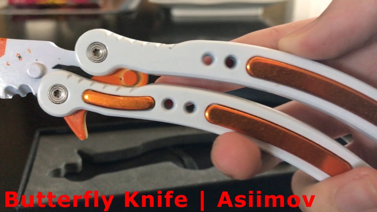 Asiimov Karambit and Butterfly Knife - YouTube