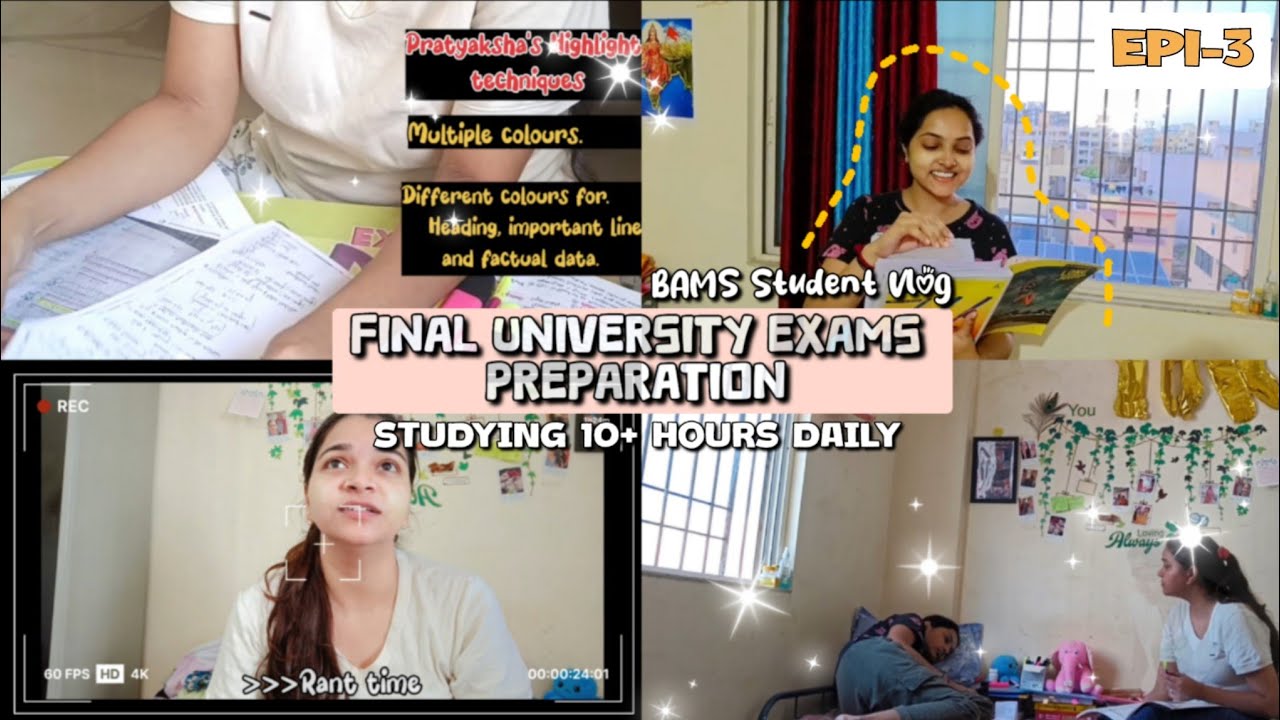 Exam preparation Vlog|EXAM TALES 📚|EPI-3 - YouTube
