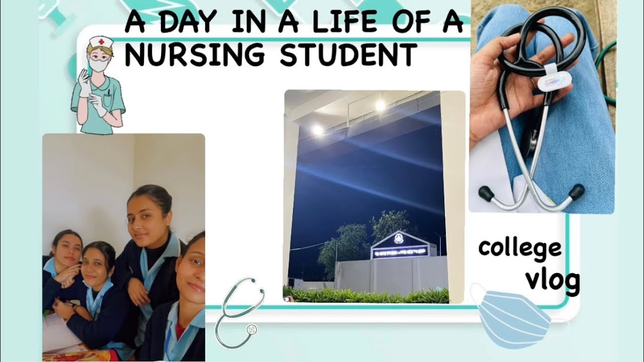 A DAY IN THE LIFE OF A NURSING STUDENT🩺📘College Vlog⚕️Nursing College 🤗 ...