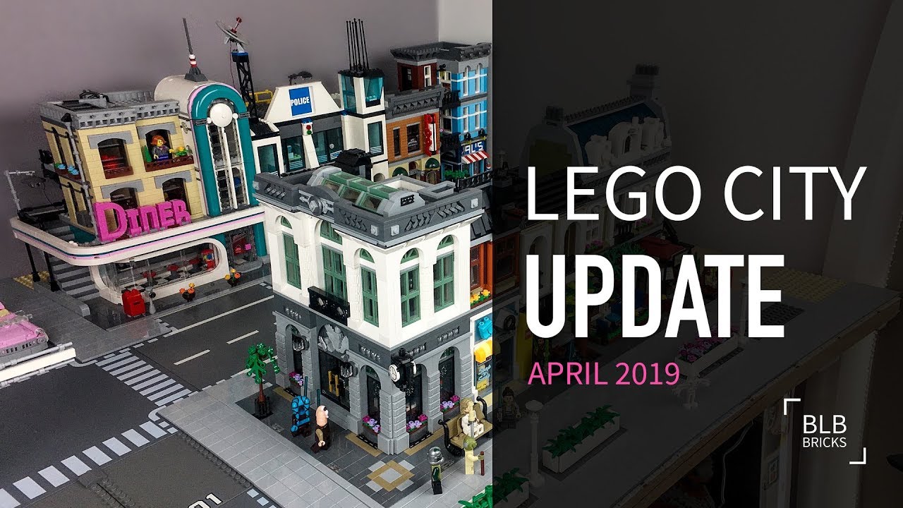 LEGO City Update - April 2019 Improved Layout & New MOCs - YouTube