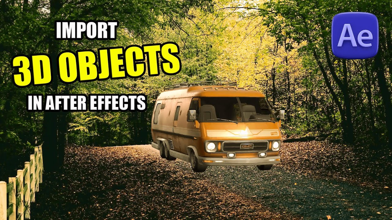 How to Import 3D Models into After Effects | After Effects Tutorial ...