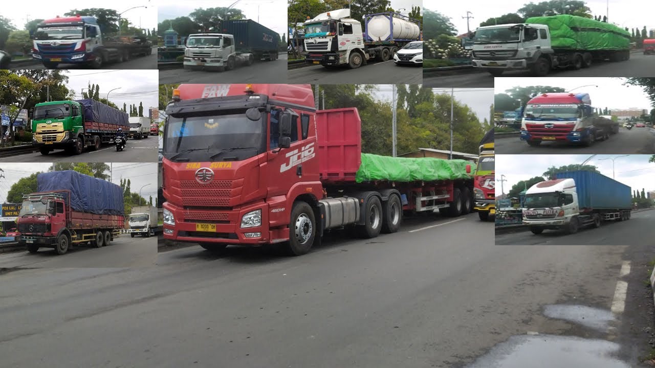 FAW JH6, FAW 290TH, FAW OLD, SACHMAN F3000, MERCY AXOR TRAILER, MERCY NG //TRUCK SPOTTING ...
