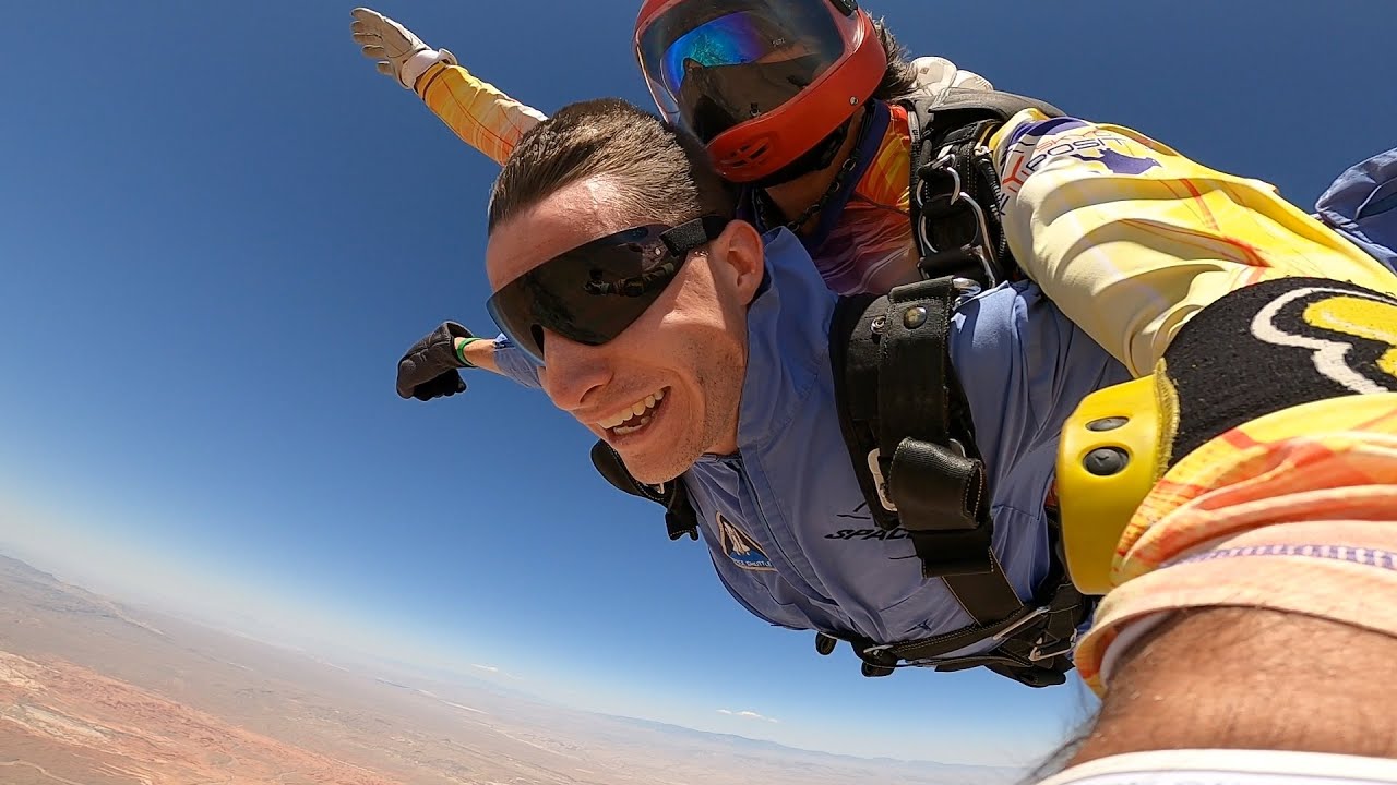 Joseph Corbit - Tandem Skydive in Las Vegas at Skydive Fyrosity® - YouTube