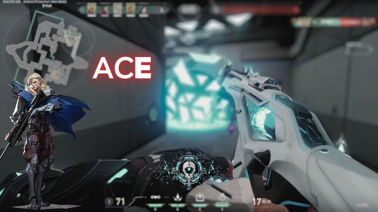 SOVA ACE PRO GAMEPLAY VALORANT PRO GAMEPLAY RADIENT ACE ACE LINEUPS ...