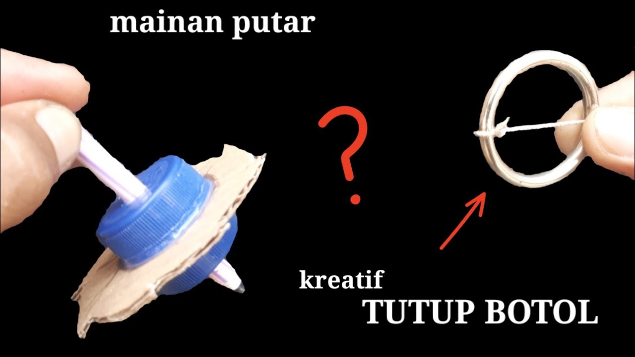 cara membuat mainan putar super kencang - YouTube