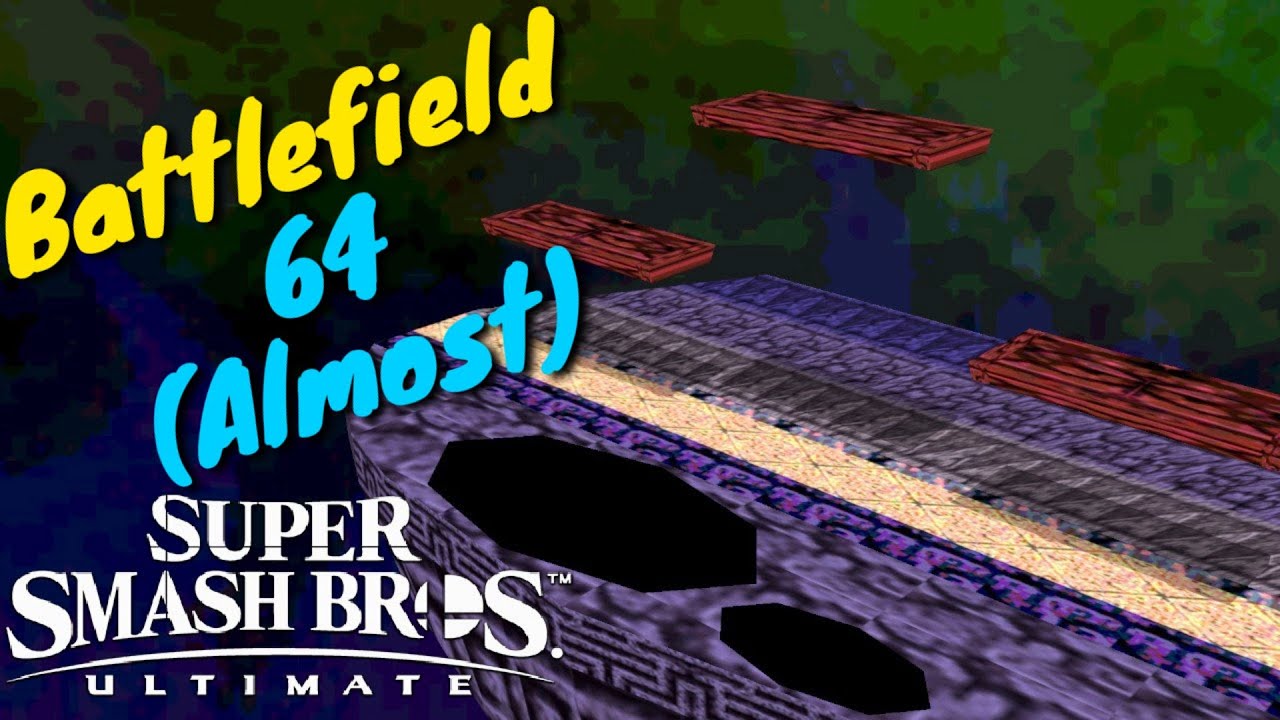 BATTLEFIELD 64 (ALMOST) MAP SKIN | SUPER SMASH BROS ULTIMATE MOD - YouTube