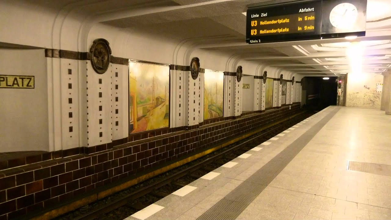 U-Bahn Berlin Bahnhof Breitenbachplatz U3 [HD] - YouTube
