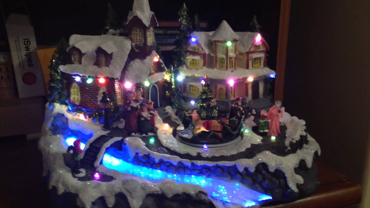 Musical Christmas scene ornament - YouTube