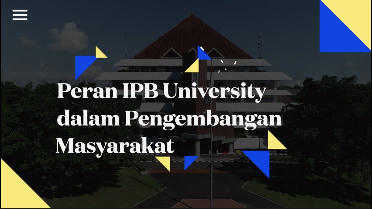 Peran IPB University dalam Pengembangan Masyarakat - YouTube