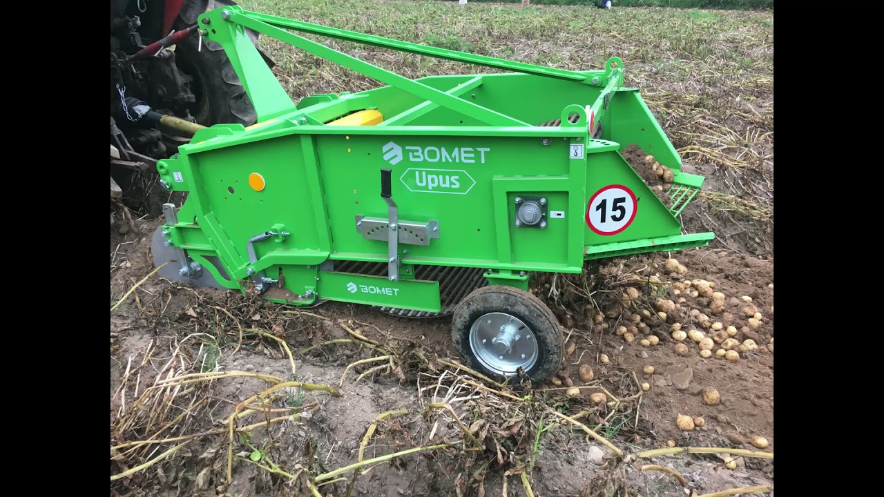 BOMET TWO ROW POTATO DIGGER - YouTube