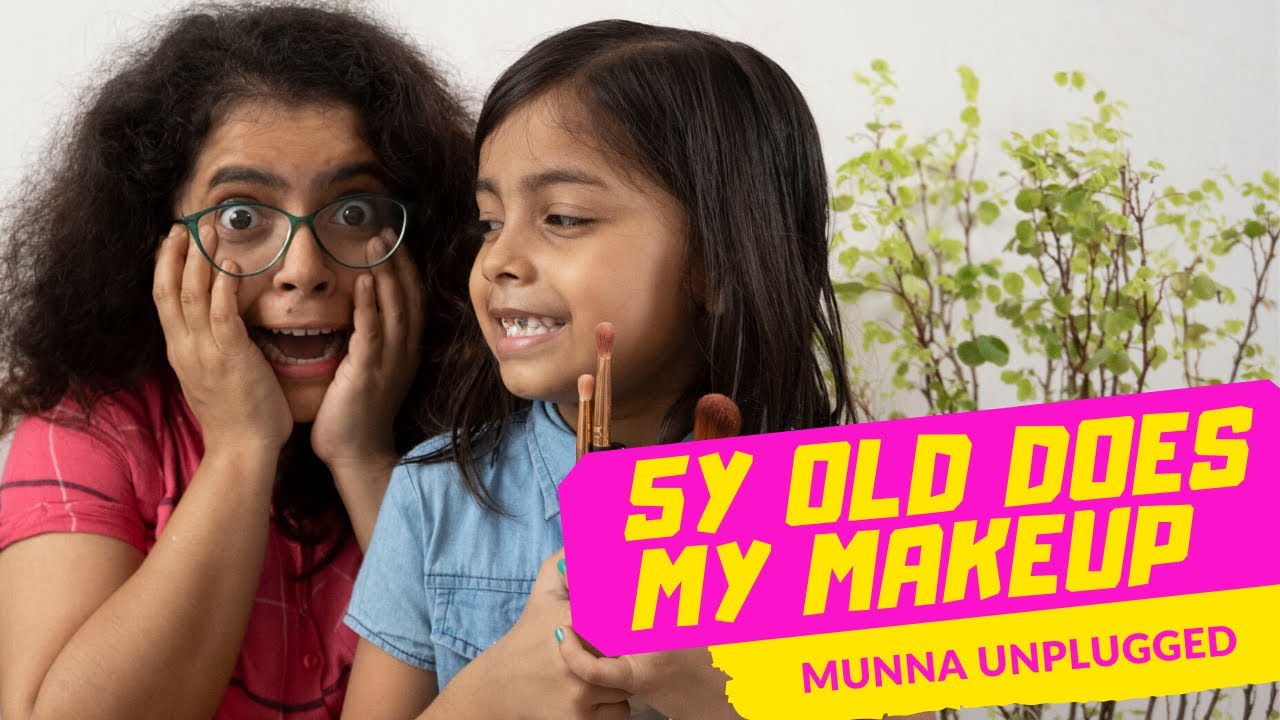 5 Year Old আমার MAKEUP করলো | Wonder Munna । Bengali vlog - YouTube