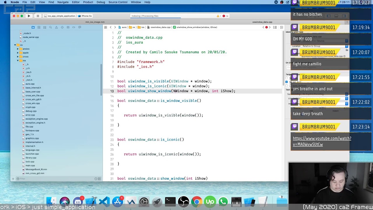 🌌🌍 [ C++ ] iOS : porting just simple_application : ca2 Framework - YouTube