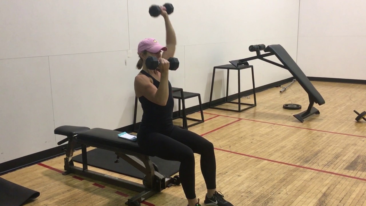 Alternating Single Arm Arnold Press - YouTube