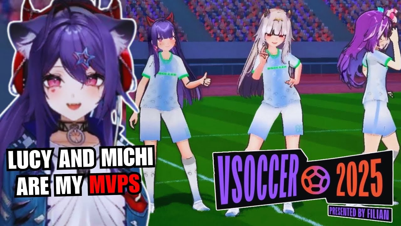 Can Numi Carry Her Team in Filian's VSoccer 2025 Game Match ft. Michi ...