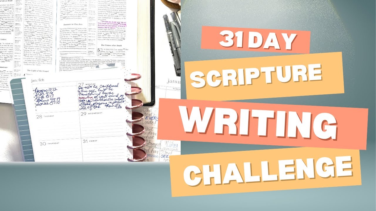 31 Day Scripture Writing Challenge, Day 28 - YouTube