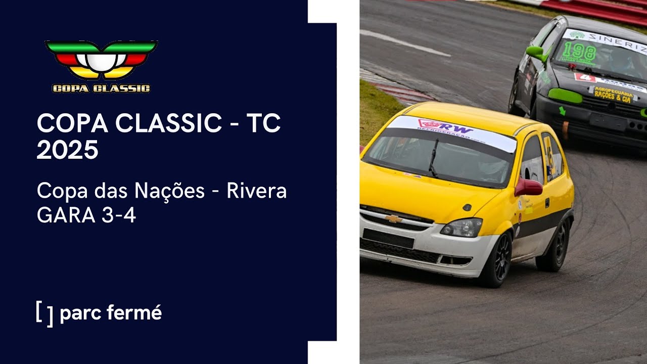 Copa Classic RS 2025 - Copa das Nações TC | Rivera - Gara 3-4 - YouTube